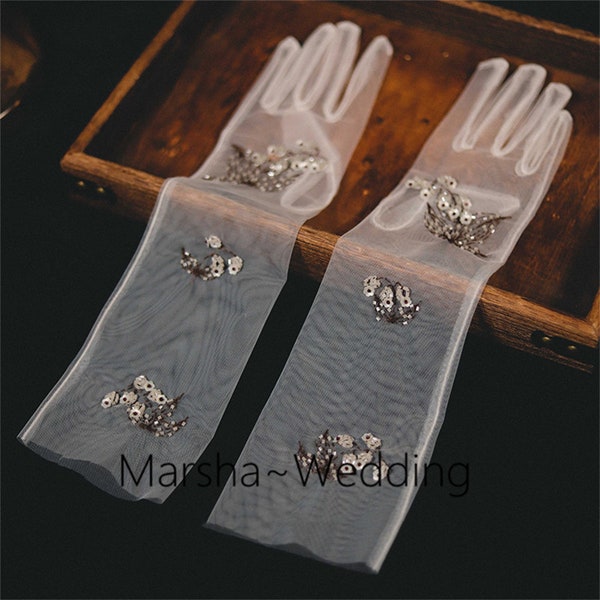 Lace Bridal Gloves - Etsy