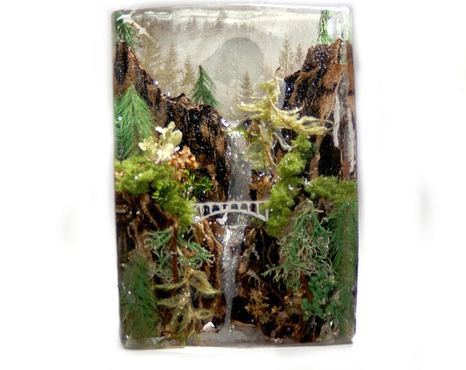 Mini Waterfall Sculpture- Resin Art- Resin Sculpture- Unique Gift ...