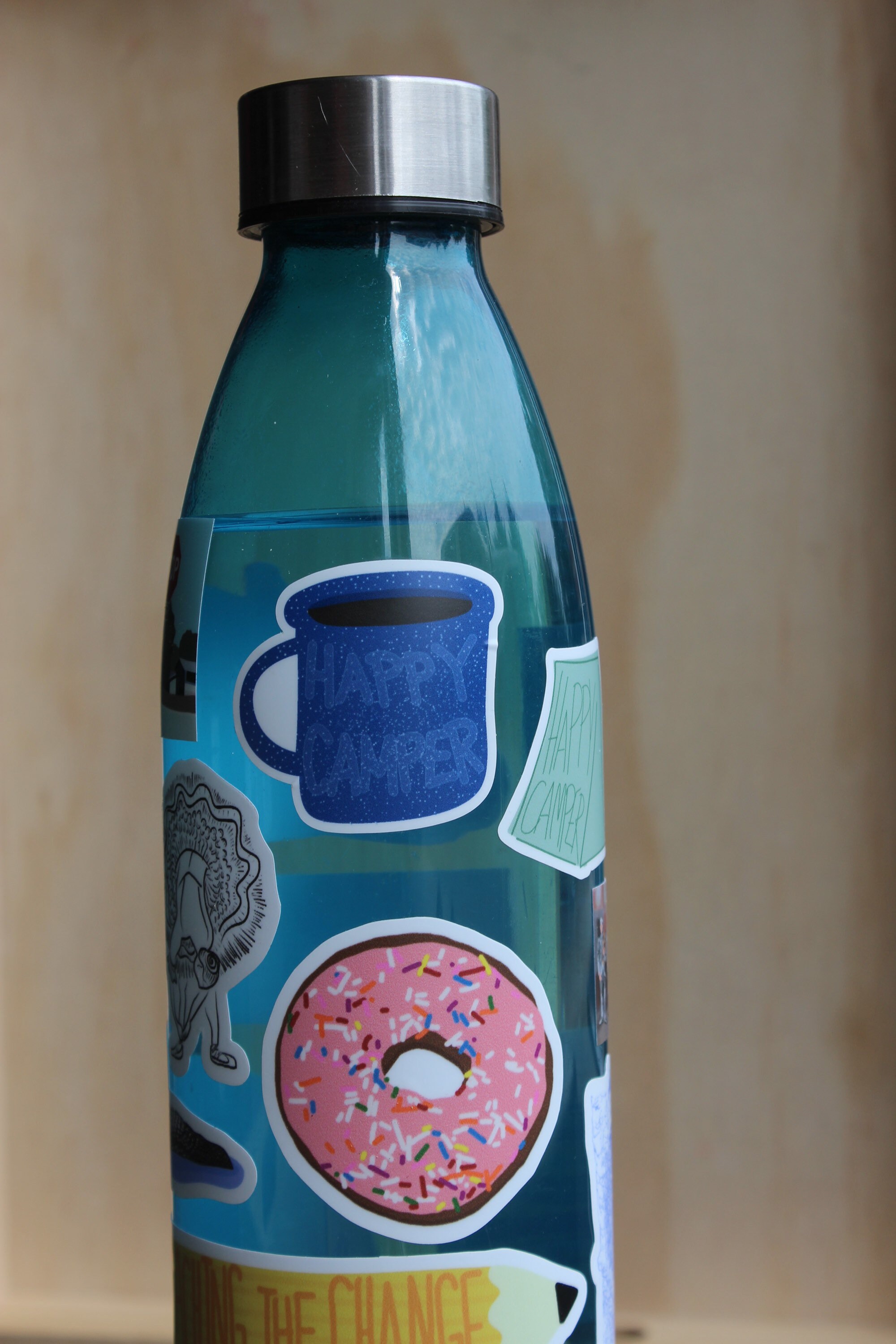 Pink Donut Sticker, Donut Decal, Cute Donut Vinyl Sticker - Etsy