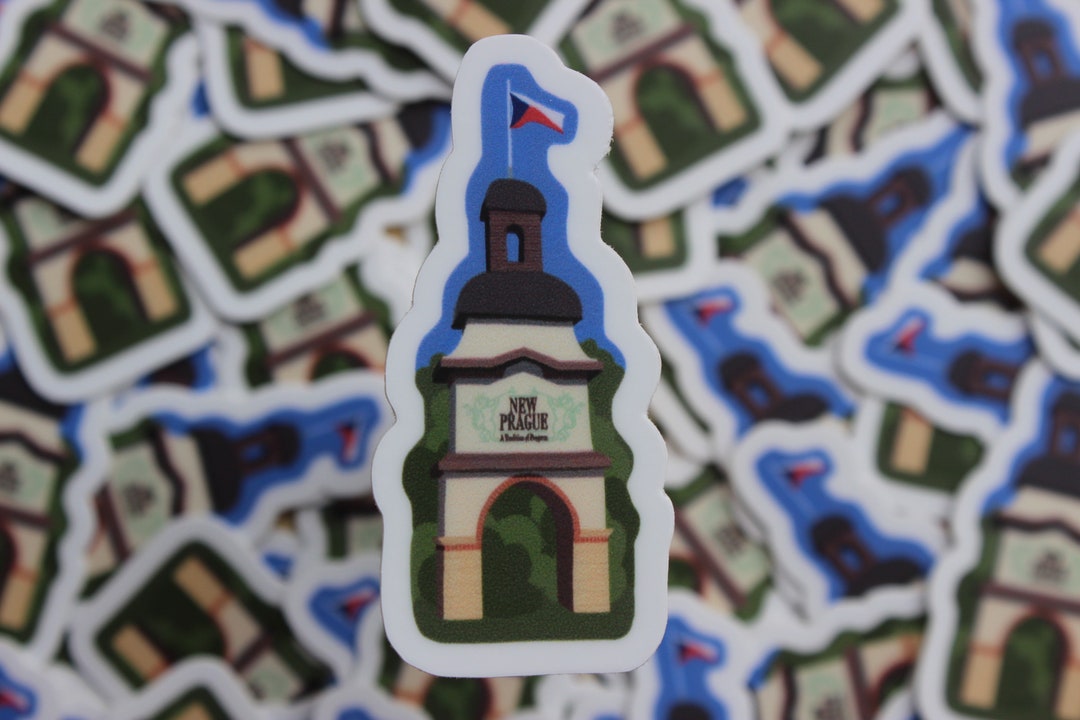 New Prague Minnesota Vinyl Sticker, Czech Heritage - Etsy