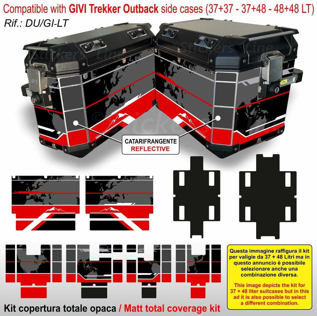 GIVI Trekker Side Case Sticker Kit Compatible for DUCATI Multistrada - Etsy