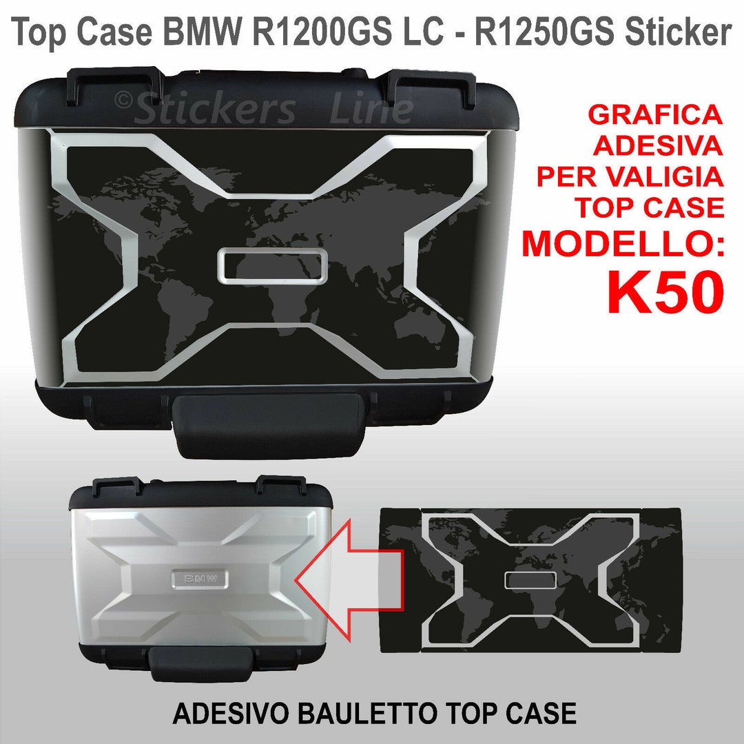 Sticker Bag TOP CASE Suitcase K50 Bmw R1200GS R1250GS - Etsy