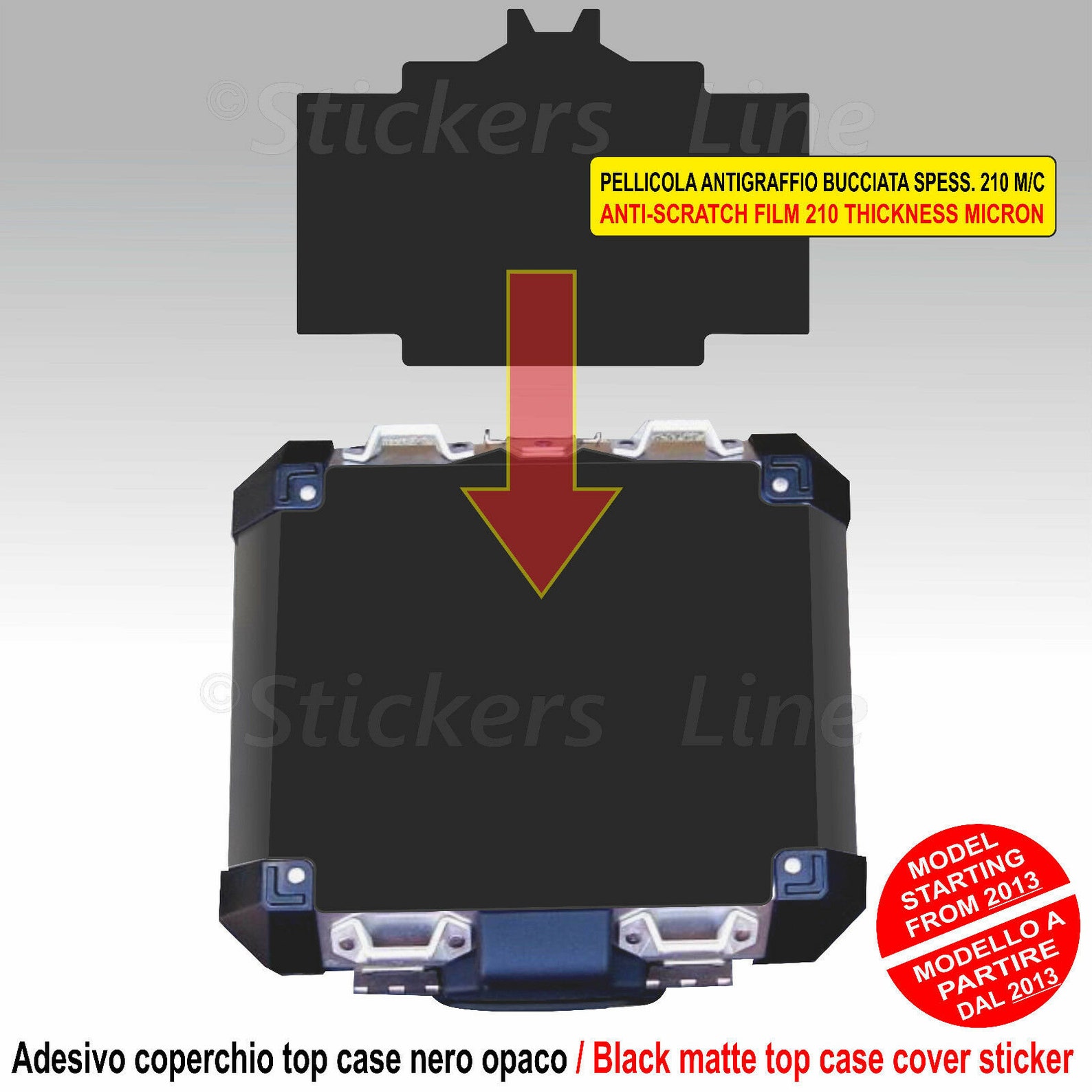 Sticker TOP COVER Top Case Case BMW R1200 R1250GS ADV Bags Stickers - Etsy