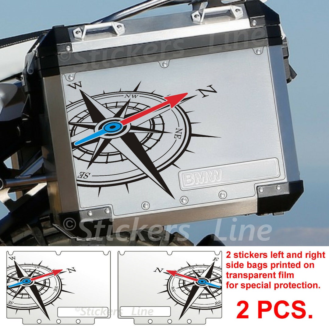Aufkleber BMW COMPASS Koffer R1200 1250 GS Abenteuer pink zwanzig ...