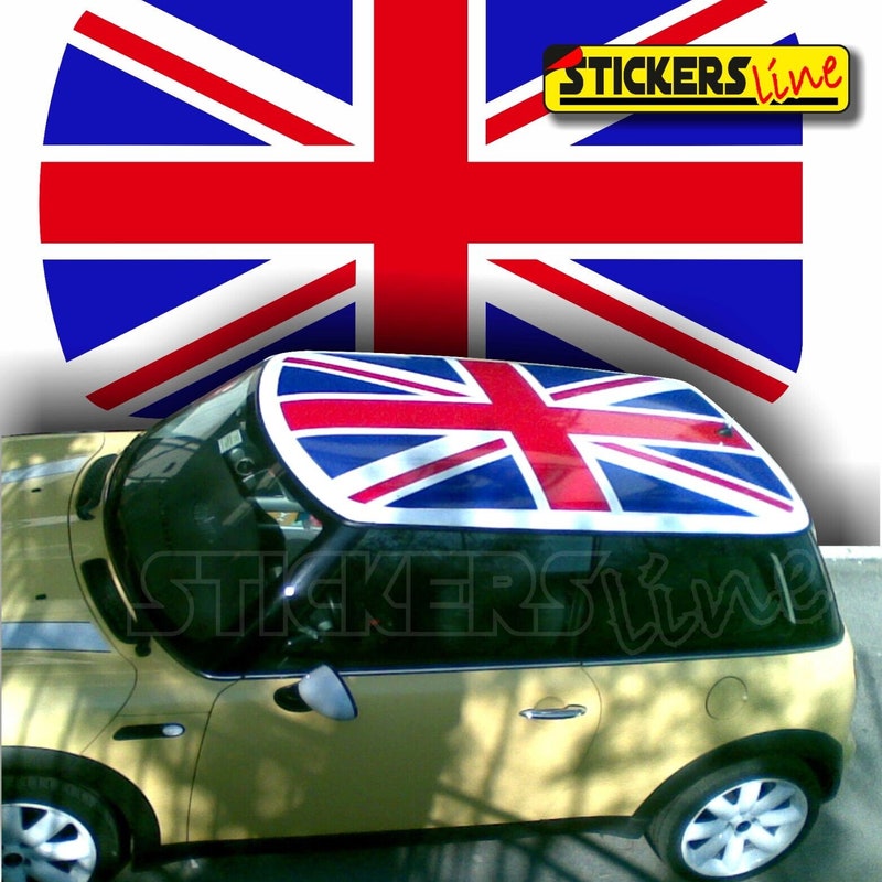 Mini Cooper Flag Stickers - Etsy