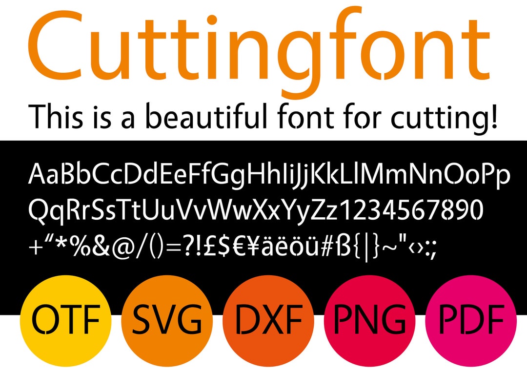 Font for Cutting, Milling and Plotting - Etsy