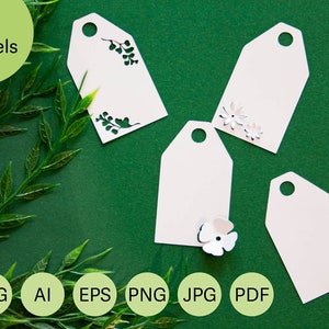 SVG Name Tags Spring, Perfect for Presents - Etsy