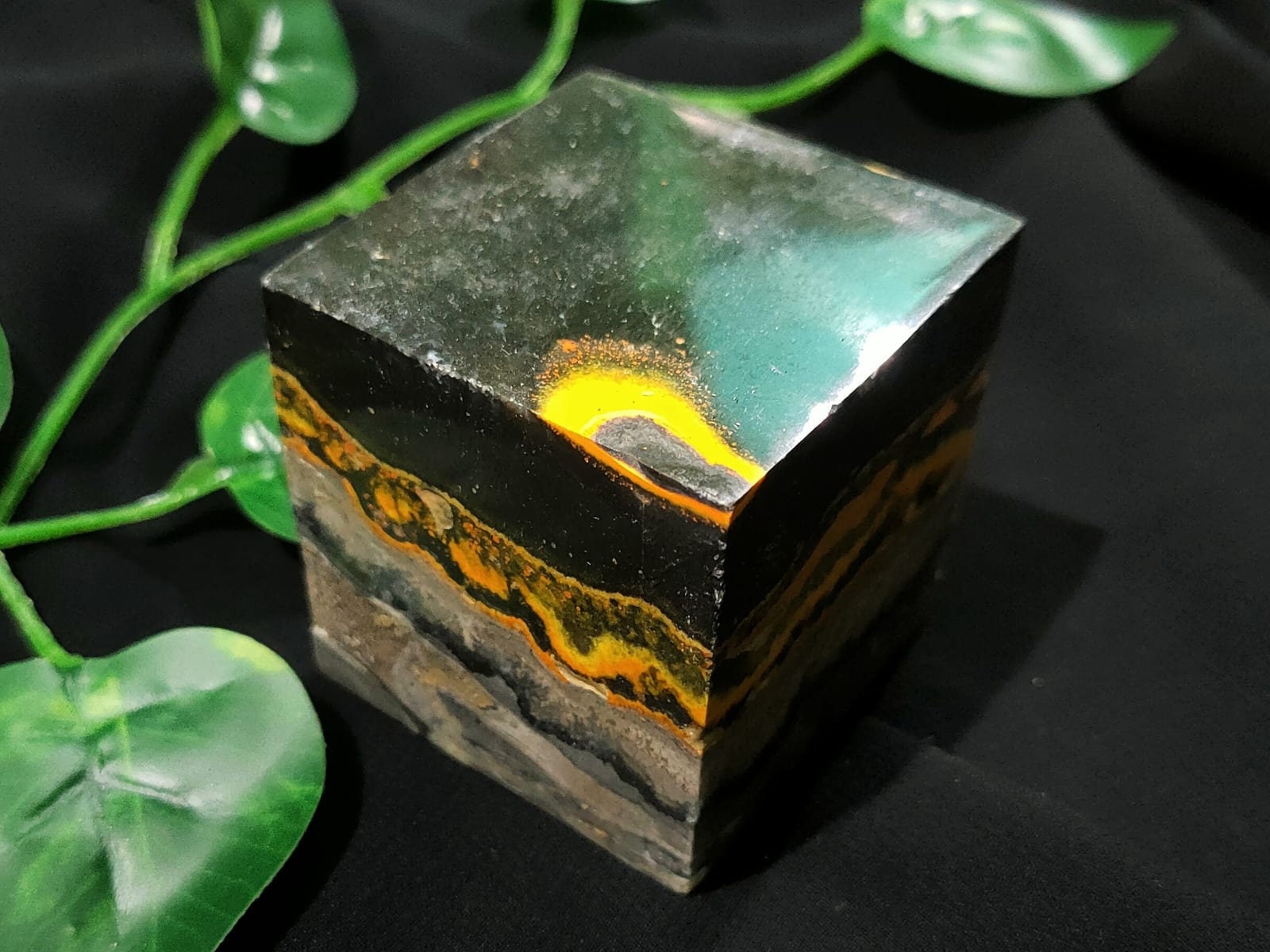 Bumblebee Jasper Cube High Quality Bumblebee Jasper Cube - Etsy