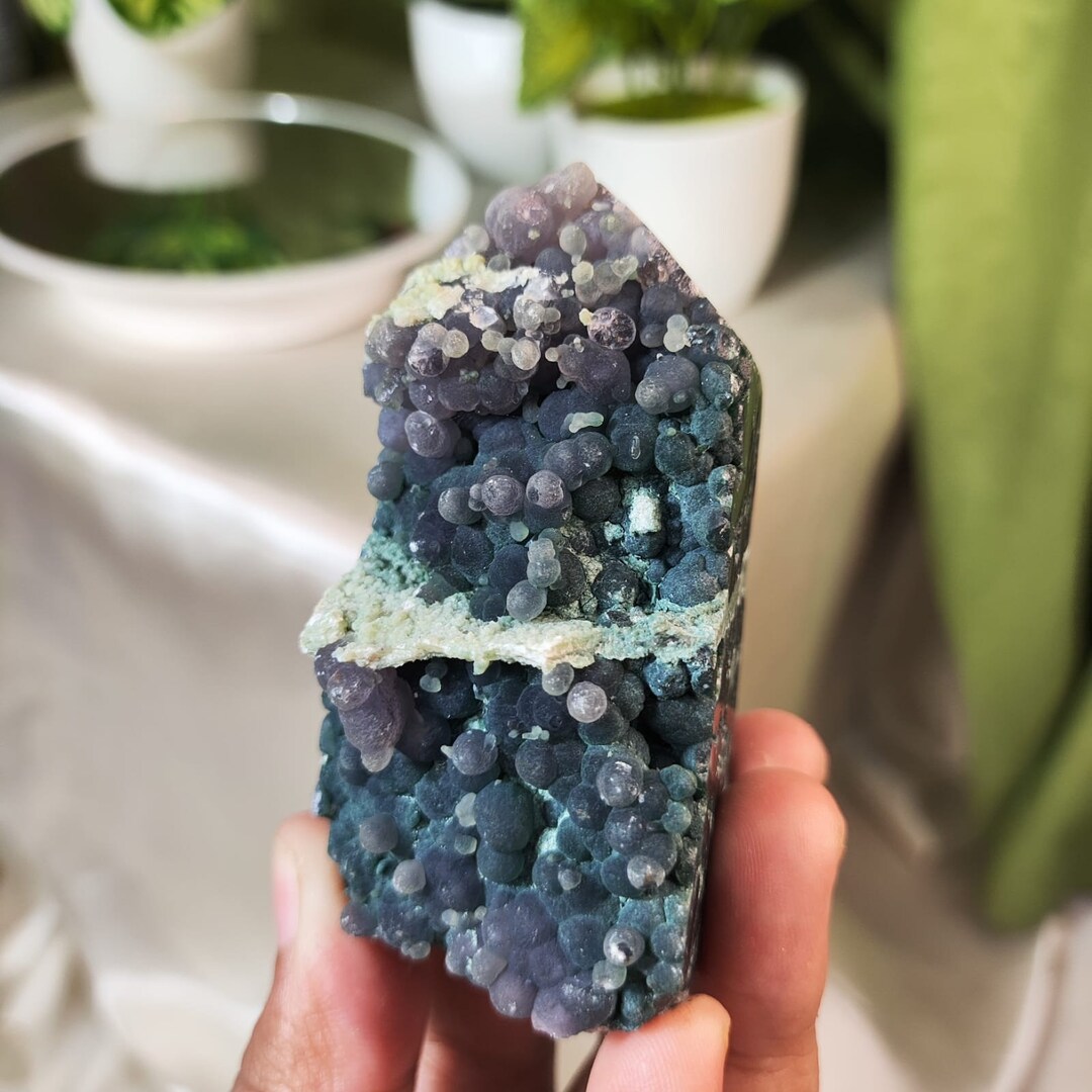 Grape Agate Tower/ Grape Agate Point High Quality - Etsy