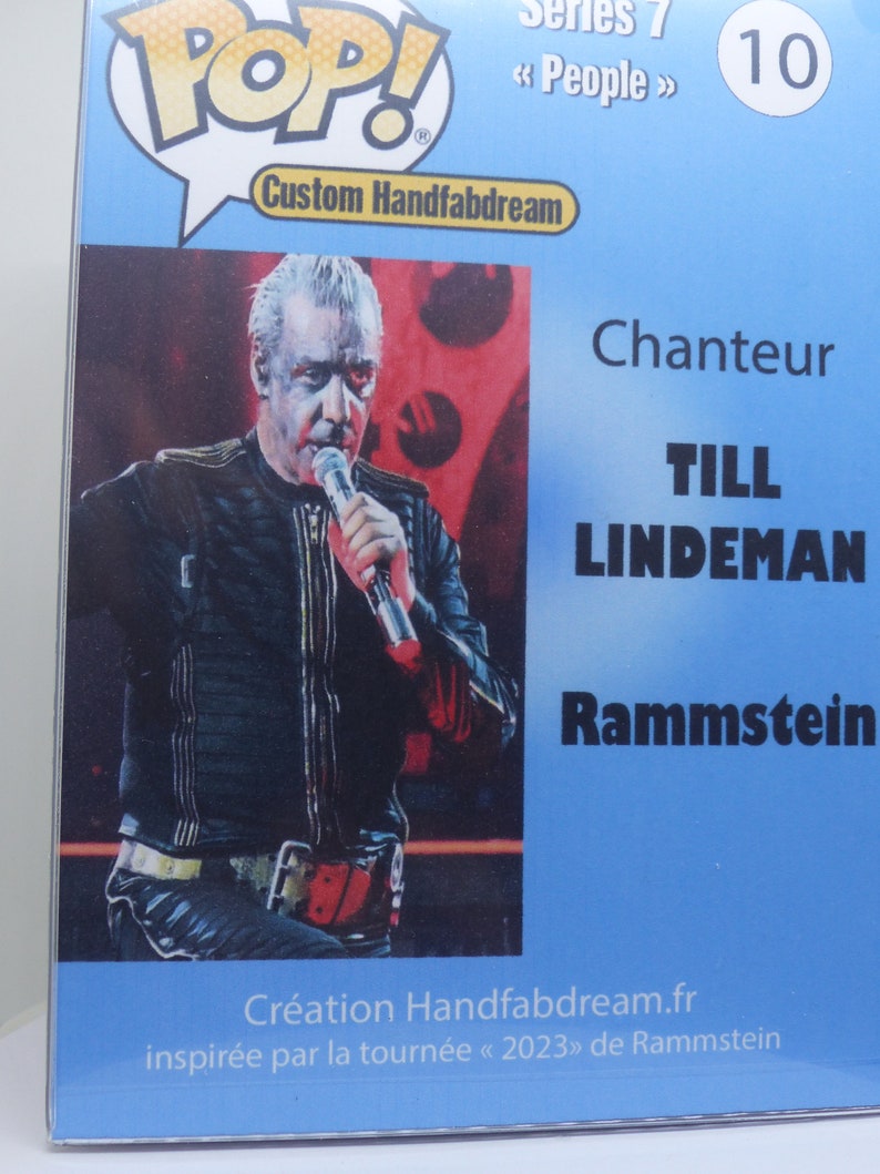 Till Lindemann Custom Pop Figurine - Rammstein Tour 2024 - Etsy