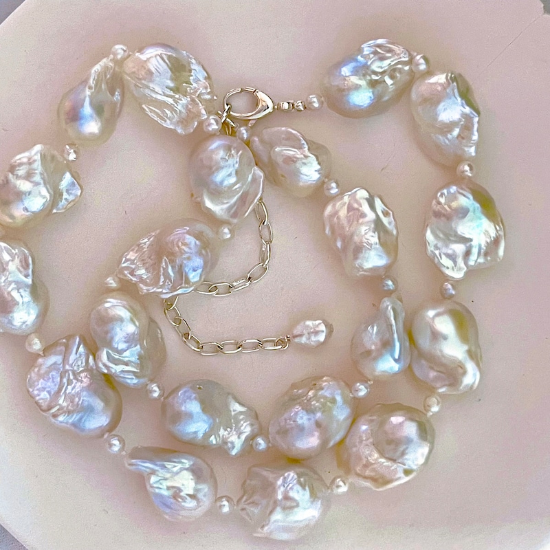 Baroque Pearl Jewelry Necklace - Etsy