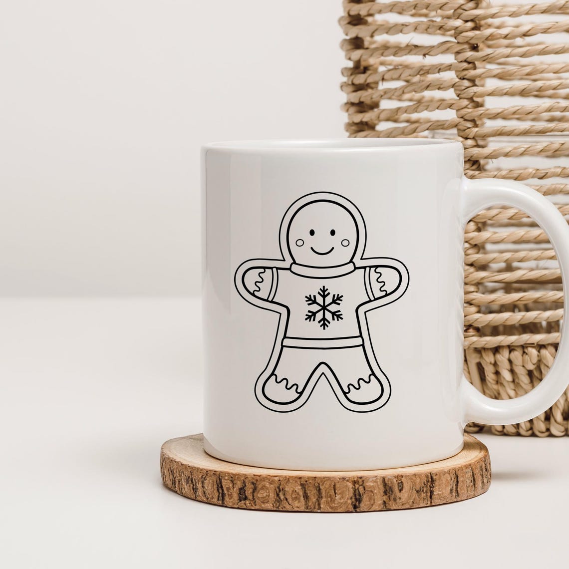Gingerbread Man SVG Bundle,gingerbread Line Art,gingerbread Outline Svg ...