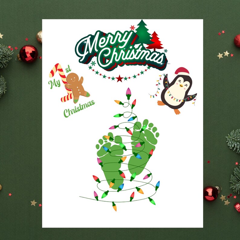 Merry Christmas Handprint Craftchristmas Tree Handprint ...