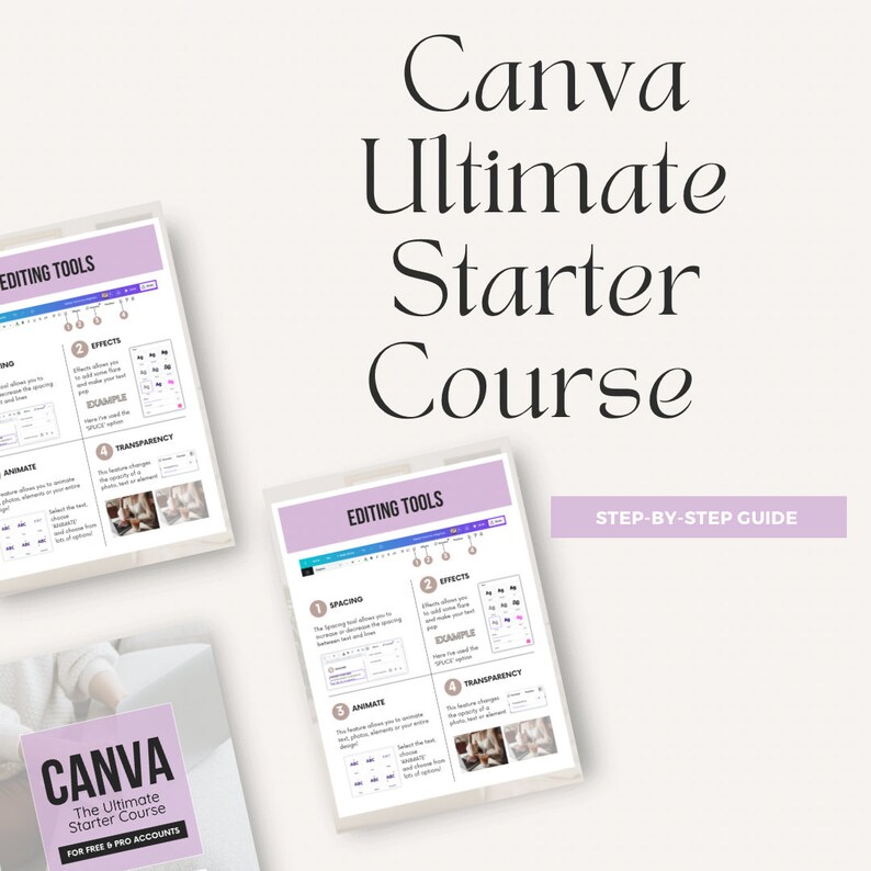 Canva Ultimate Starter Course for Beginners - Etsy
