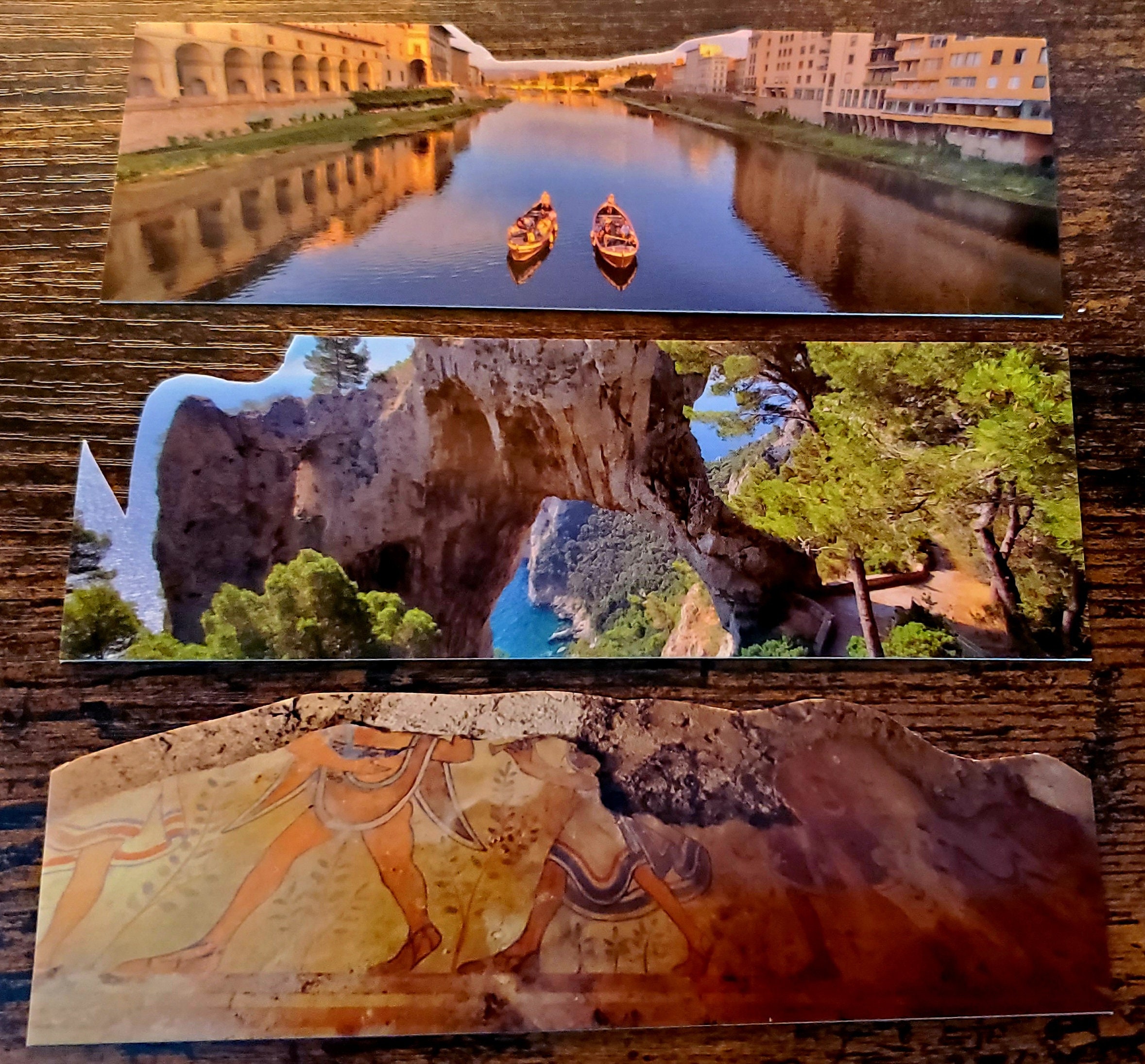 Italian-themed Cut Bookmarks. Original Photography. - Etsy