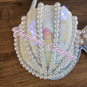Ariel Little Mermaid Inspired Pearl Bra Top and Bikini - Etsy