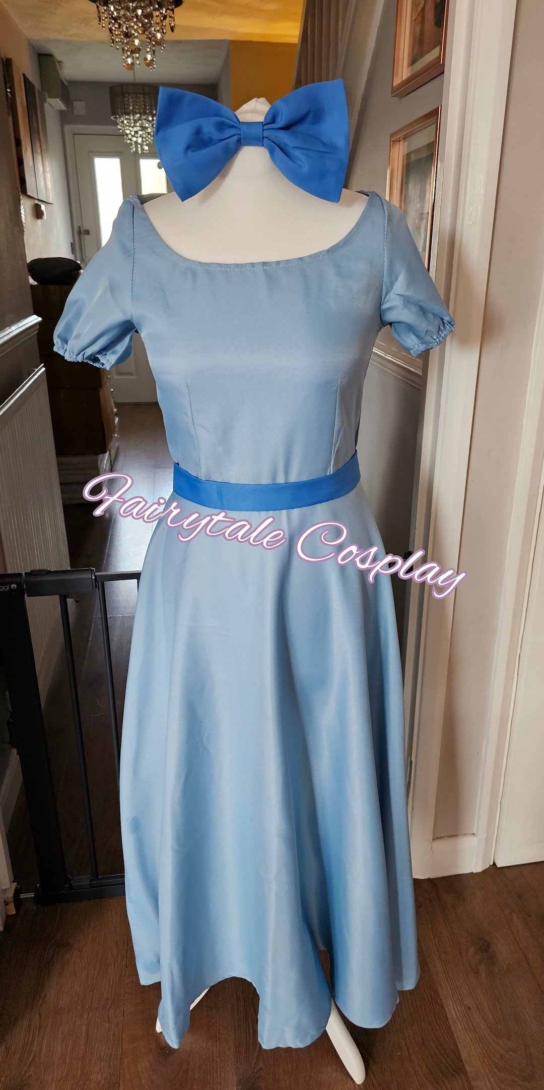 Wendy peter Pan Cosplay Dress blue Adults Princess Costume, Prom Dress ...