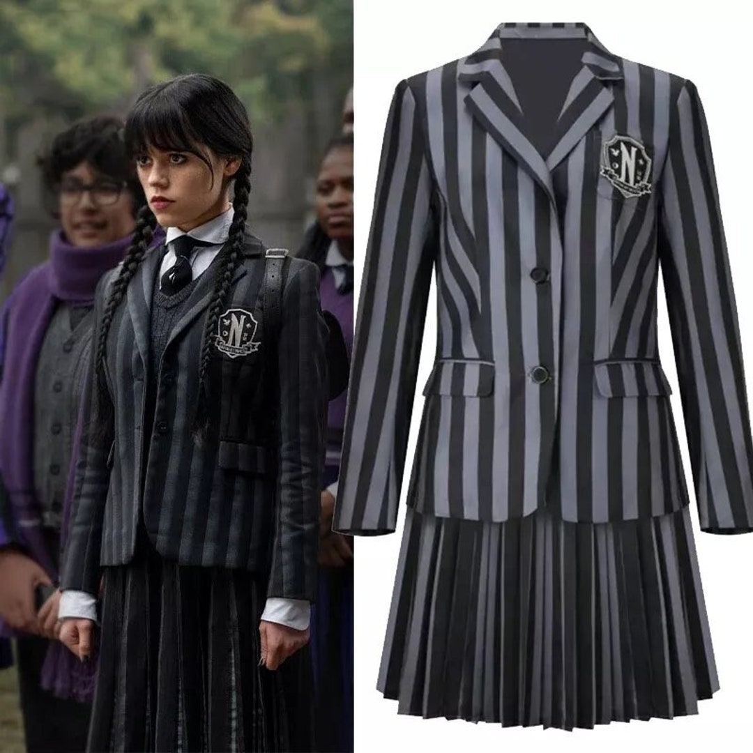 Exciting Wednesday Addams Nevermore Uniform Pictures