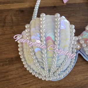 Ariel Little Mermaid Inspired Pearl Bra Top and Bikini - Etsy