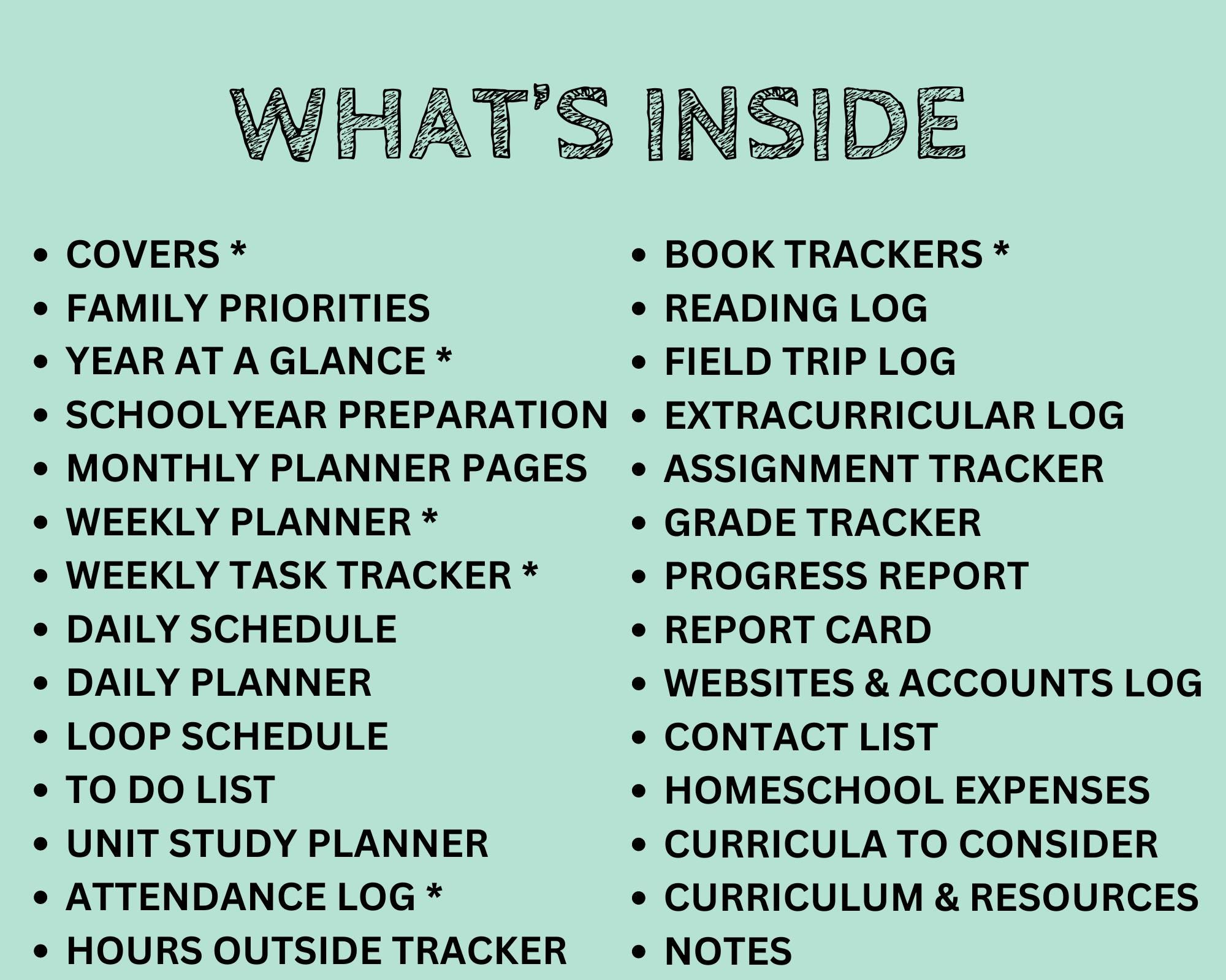 Ultimate Fully Editable Homeschool Planner, Undated, Digital, Printable ...