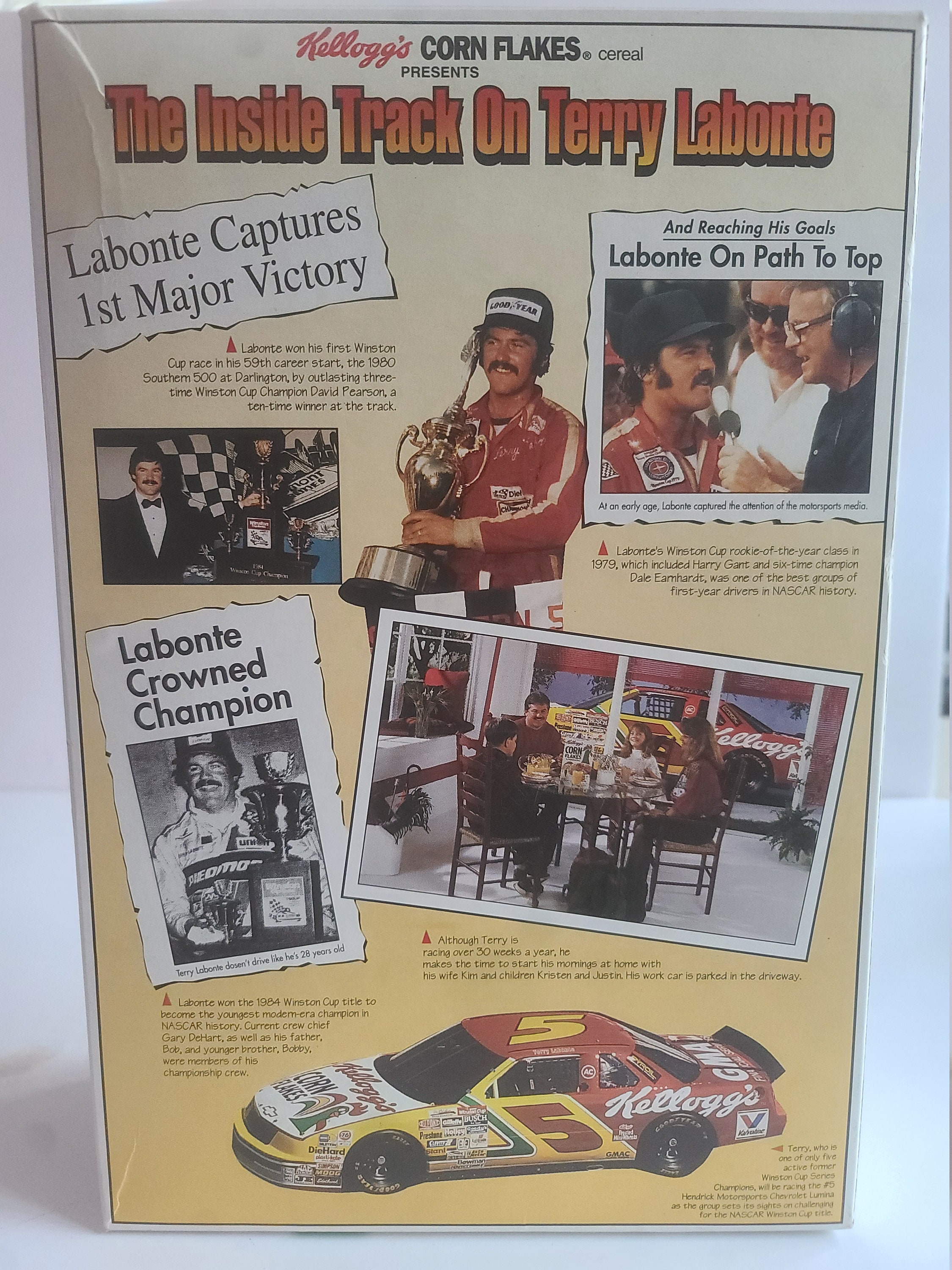 Terry Labonte 1994 Corn Flakes Box - Etsy