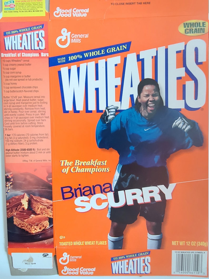 3 of the 5 Possible Wheaties Boxes Featuring 1999 Women's World Cup ...