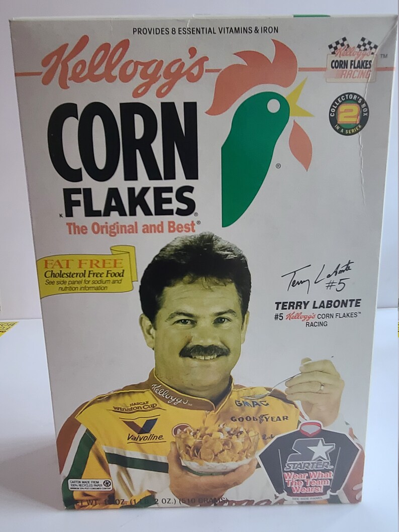 Terry Labonte 1994 Corn Flakes Box - Etsy