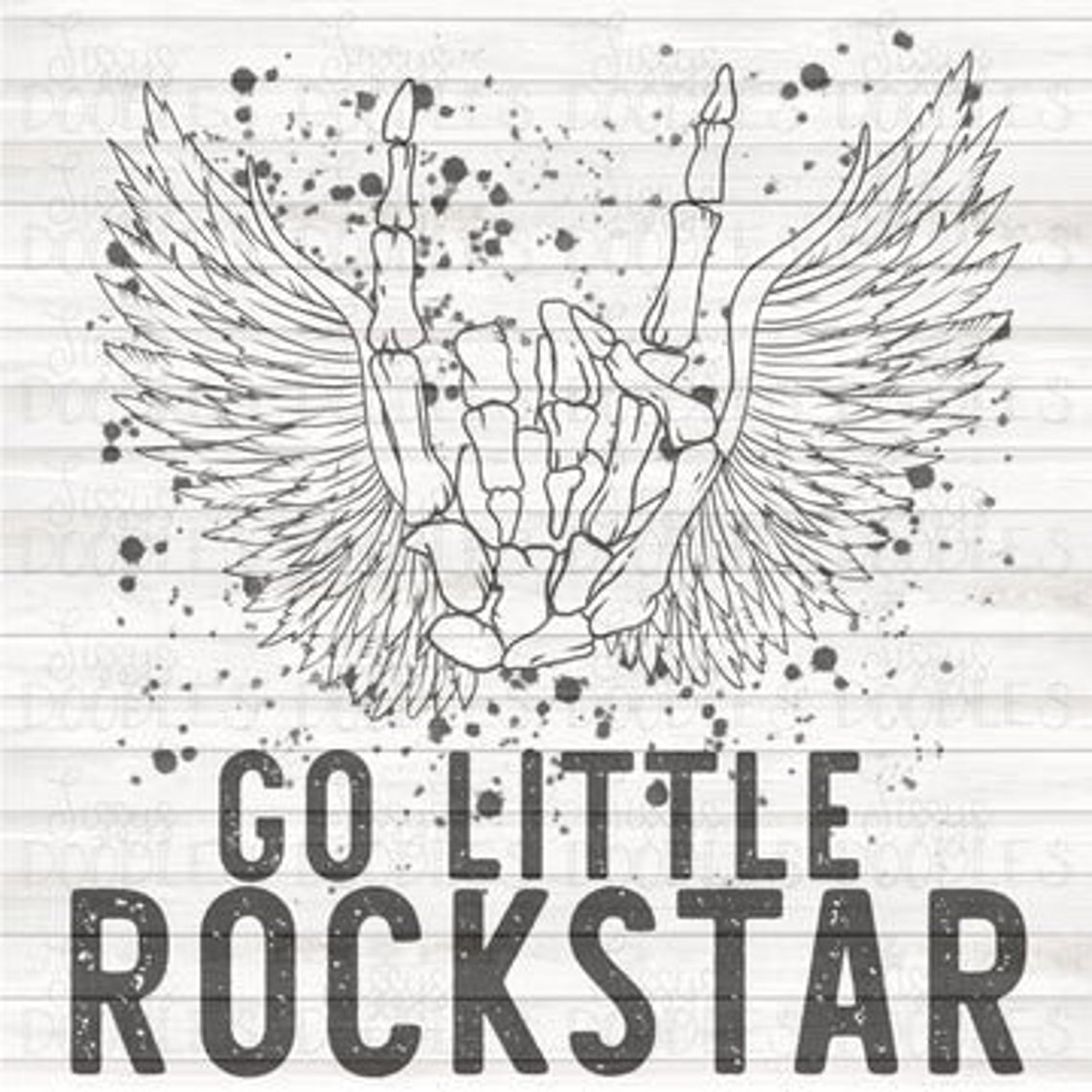Original Designer Go Little Rockstar PNG Download Single - Etsy