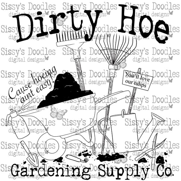 Dirty Hoe Svg - Etsy