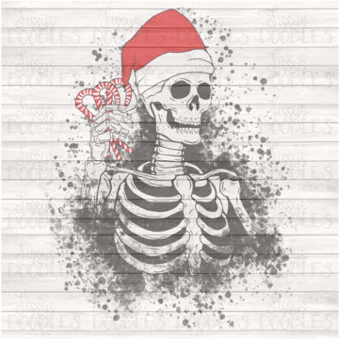 Original Designer Santa Skellie PNG Download - Etsy