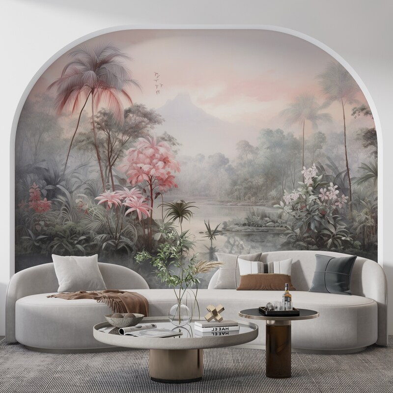 Tropical Wall Mural - Etsy