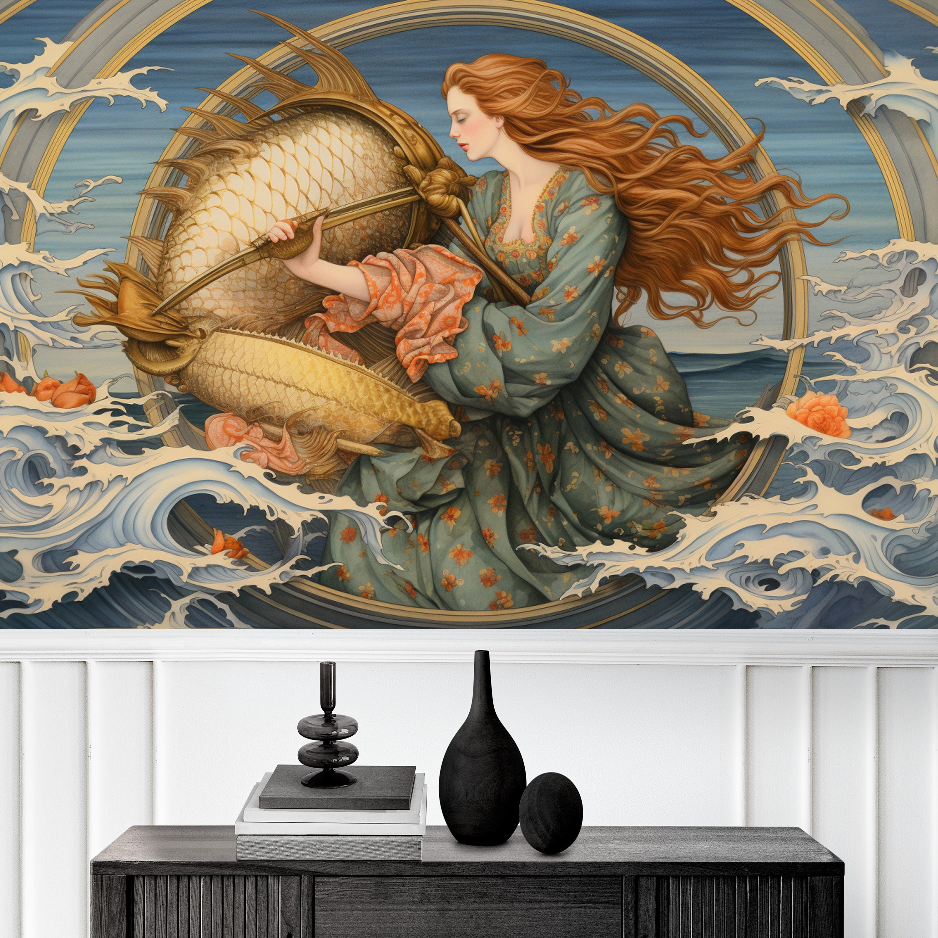 Roman Mythology Venus Wallpaper, Mythological Art Mural Decor for Home ...