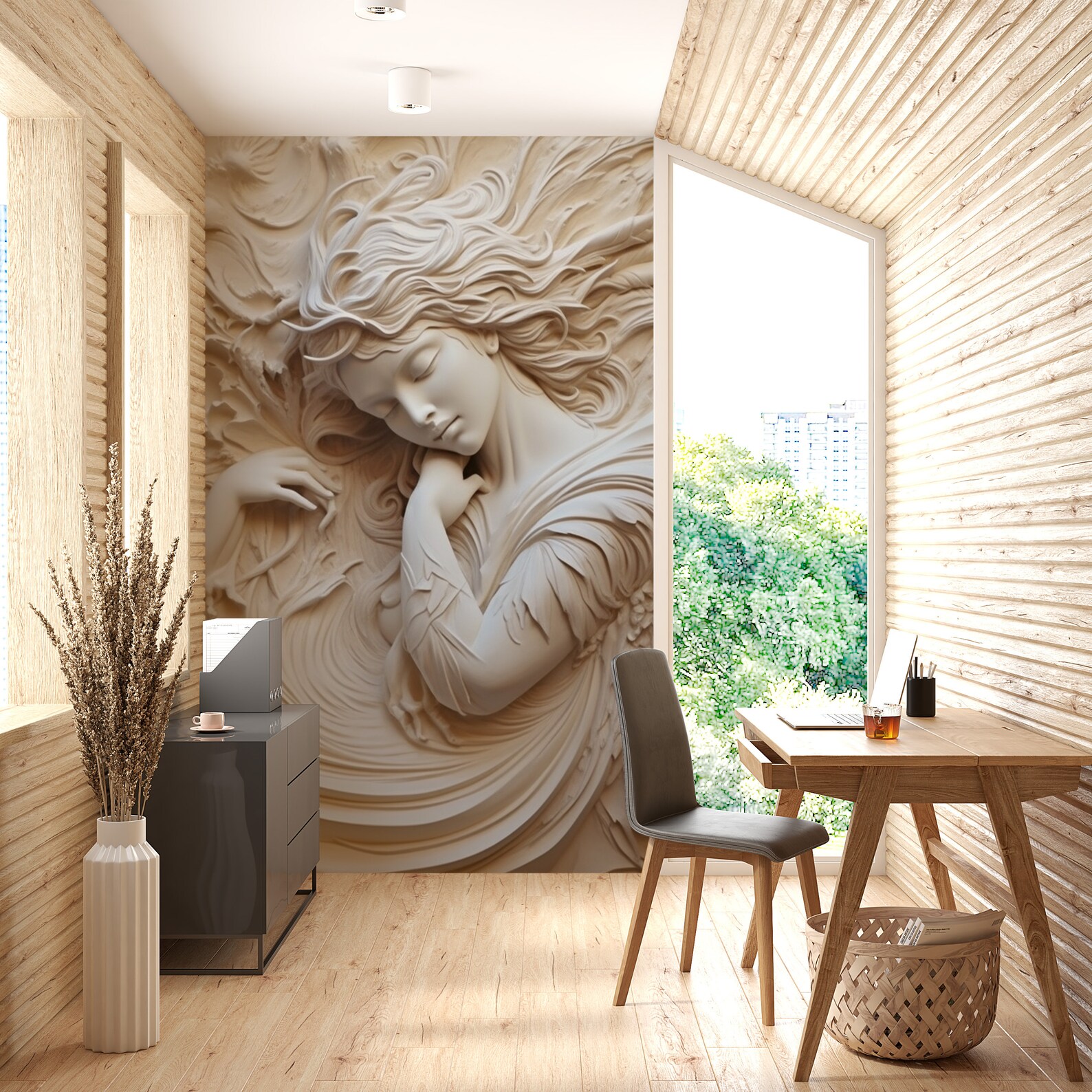 Goddess Venus Relief Wallpaper Roman Mythology Mural Decor - Etsy Australia