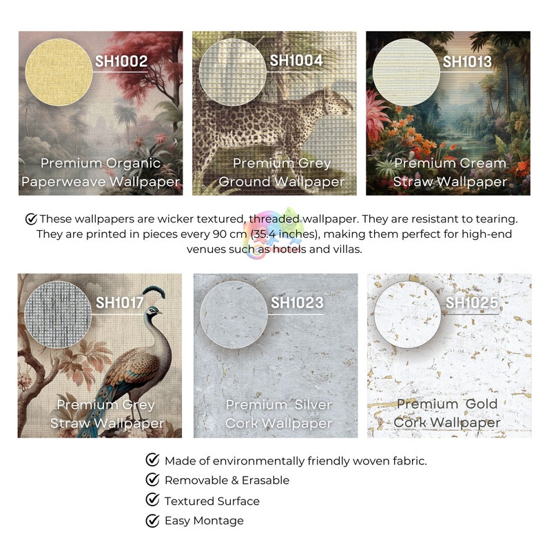 Relief Crane Wallpaper, 3D Embossed Look Wall Mural, Tree and Birds ...