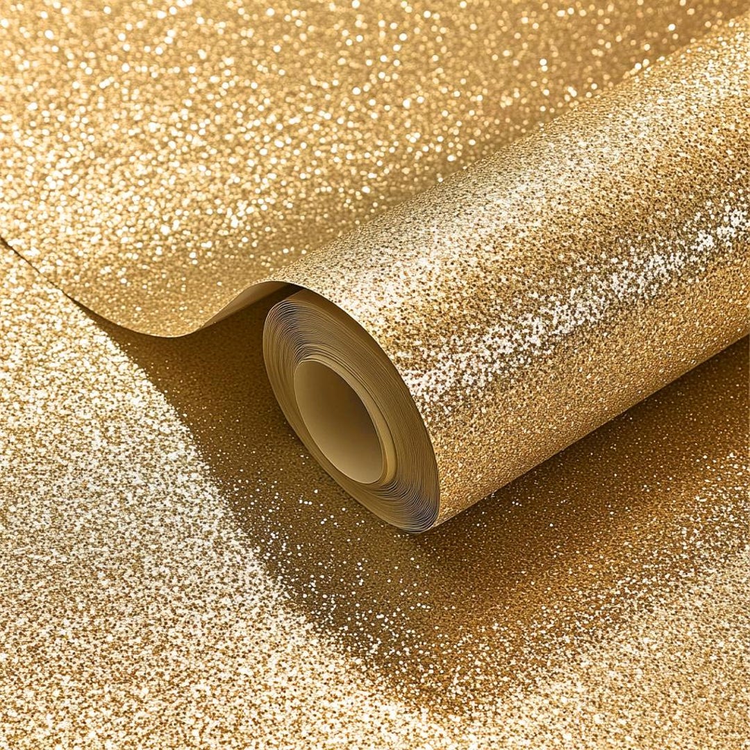 Glitter Wallpaper, Reflection Wallcovering, Glitter Effect Wall Decals ...
