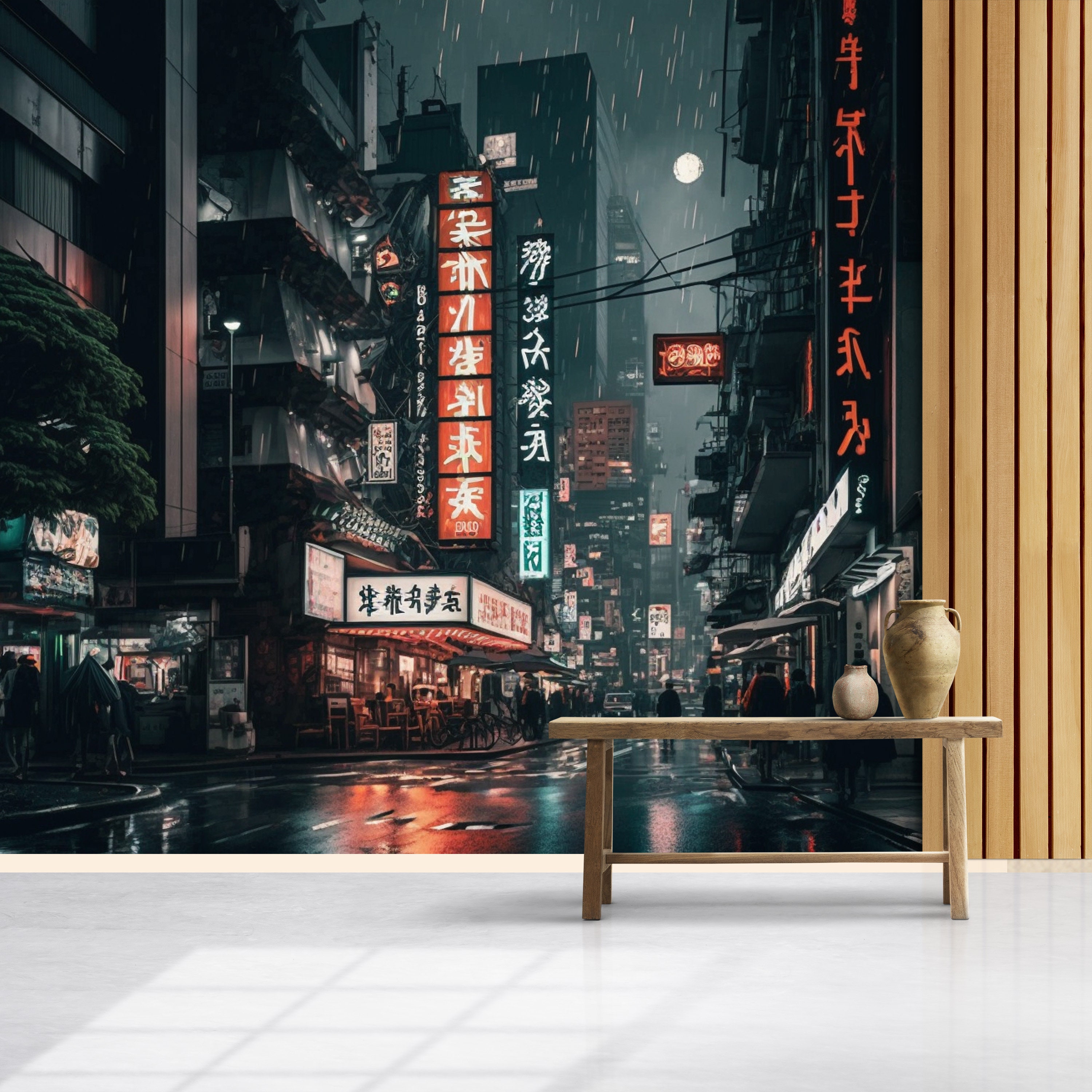 Tokyo City Landscape Wallpaper for Living Room Bedroom and - Etsy