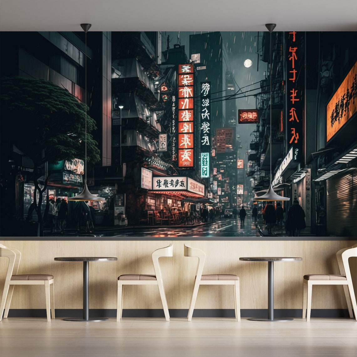 Tokyo City Landscape Wallpaper for Living Room Bedroom and - Etsy