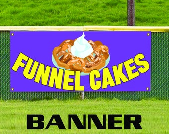 Funnel Cakes Sign - Etsy