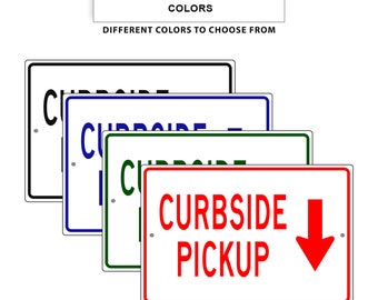 Curbside Order Sign - Etsy