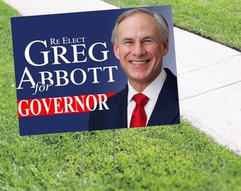 Re Elect Yard Sign - Etsy