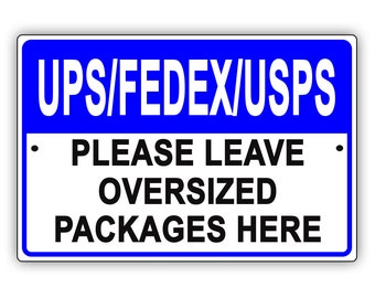 Large Metal Packages Sign - Etsy