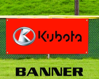 Kubota Banner Sign - Etsy