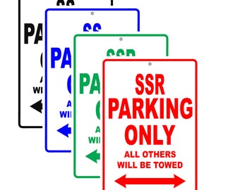 Ssr Parking Sign - Etsy