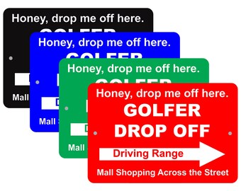 Driving Range Sign - Etsy