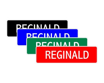 Reginald Name Sign - Etsy