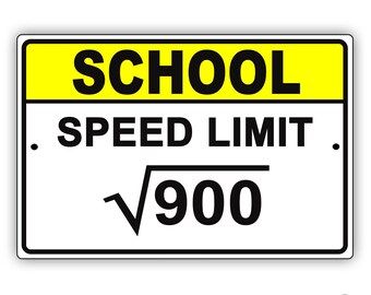 School Speed Sign - Etsy