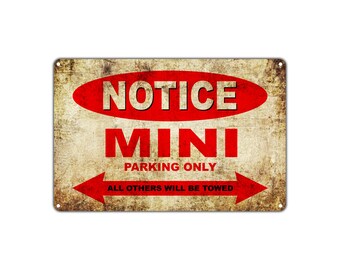 Mini Parking Sign - Etsy