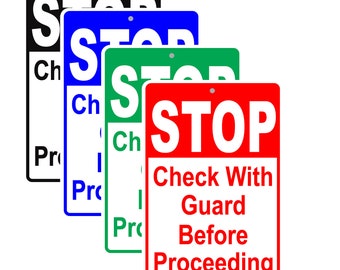 Proceeding Sign - Etsy