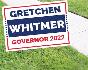 Whitmer Yard Sign - Etsy