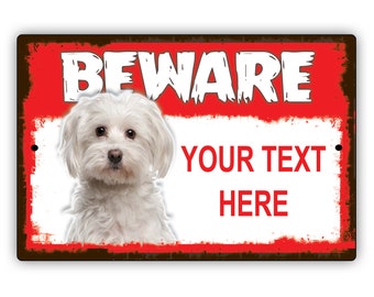 Beware Dog Custom Sign - Etsy